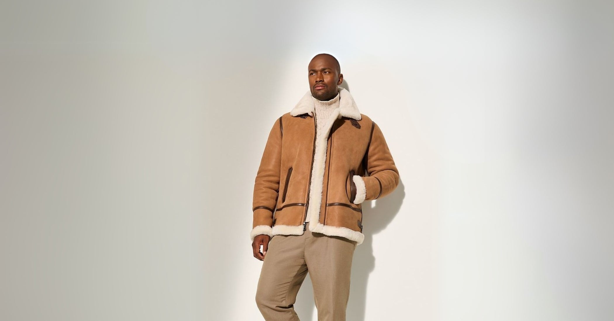 Fashionable Shearling Collar Jackets – Shop Now – Leather Owl